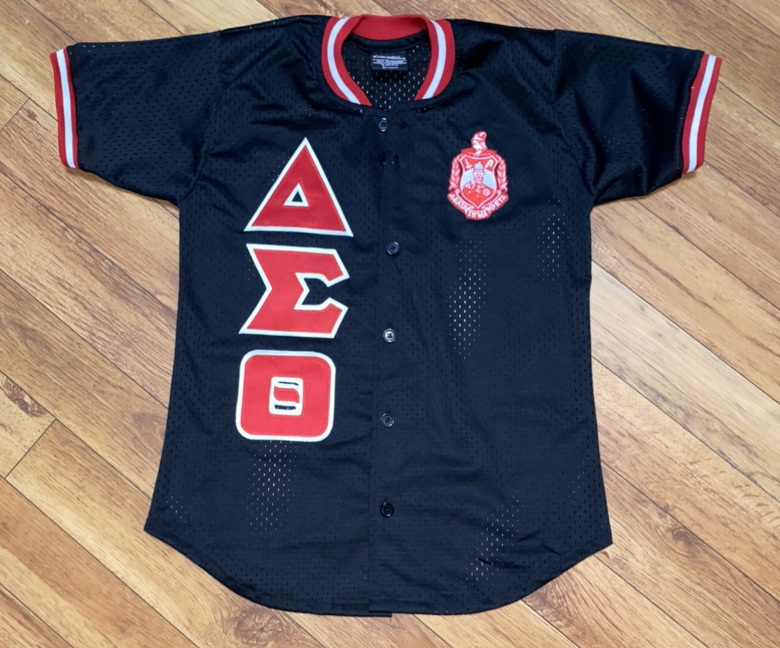 DeltaSigmaTheta Mesh Baseball Jersey - Klassik GreekwearKlassik Greekwear